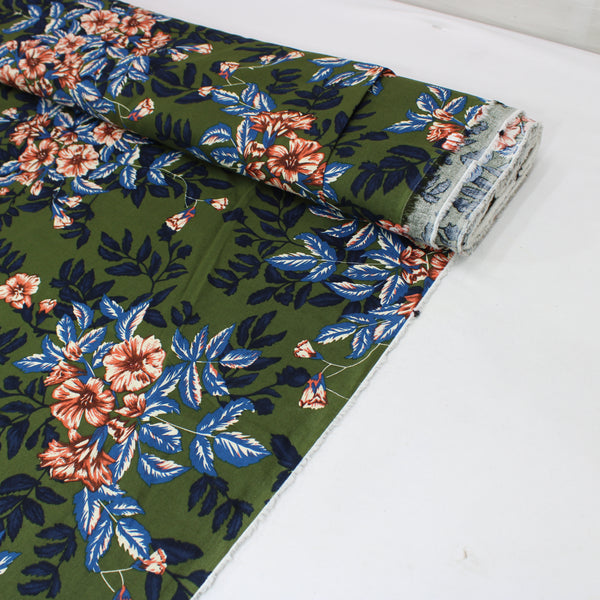 Per Metre Premium Quality 100% Cotton Lawn 60" Wide - Khaki Green – The Fabric Guys