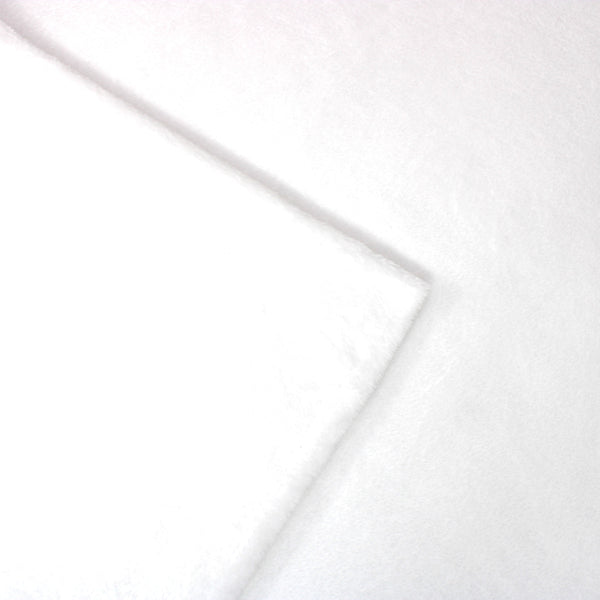 Per Metre, Double Sided Cosy Cuddle Fleece, 60” Wide - WHITE – The Fabric Guys