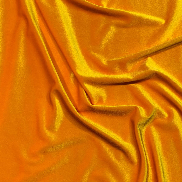 3 Metres Super Smooth Spandex Velvet 60" Wide (Orange) – The Fabric Guys