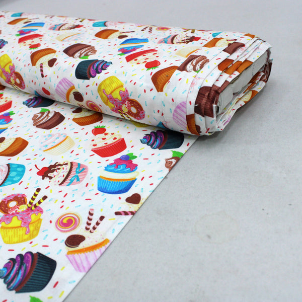 Per Metre Digital Print 100% Cotton - 44" Wide - Ice Cream – The Fabric ...