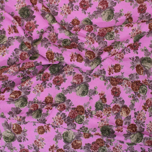 3 Metre, Alpine Cashmere Effect Fabric , (PINK) 55" Wide – The Fabric Guys