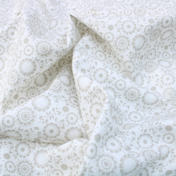 100% Digital Quilting Cotton, Silhouette Collection, 'Light Brown Mand ...